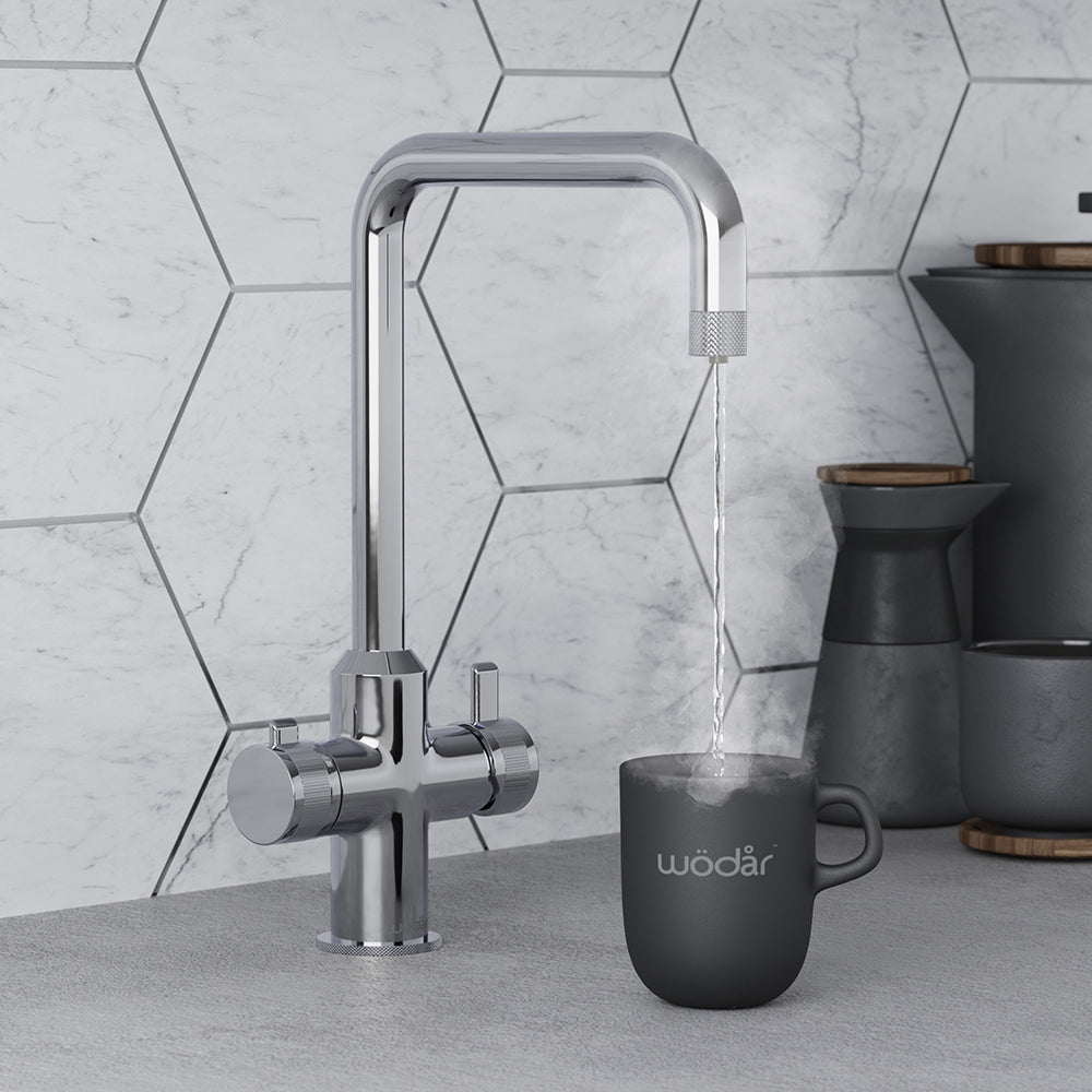 Chrome Boiling Hot Water Taps - Wodar