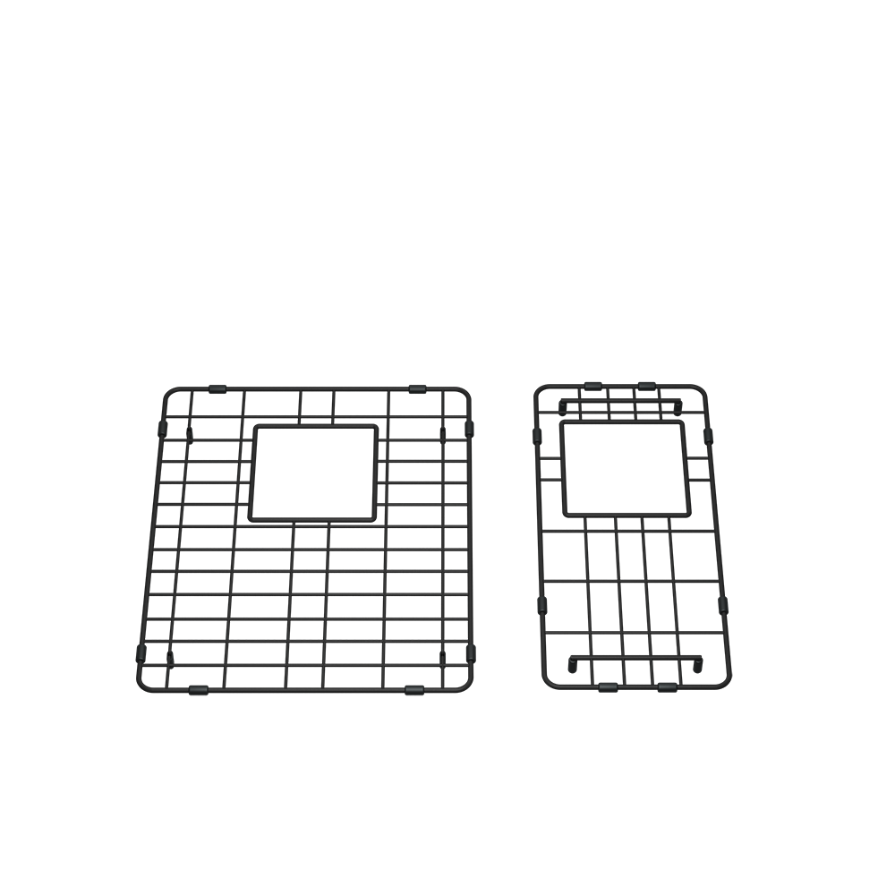 Wodar Kubik Stainless Steel 1.5 Bowl Sink 600 × 450 - Matt Black