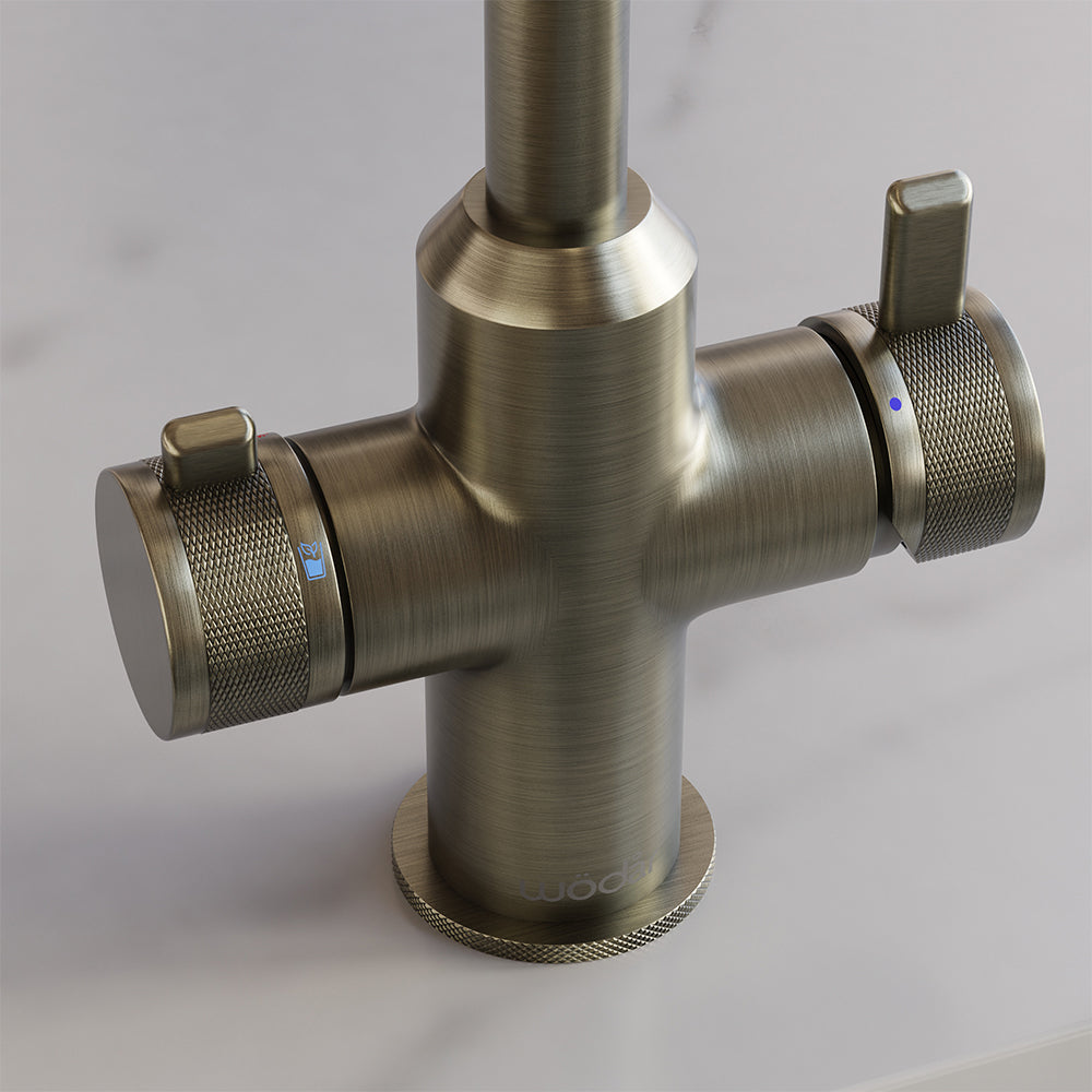 Design+ Flex 4 in 1 Dark Brass Boiling Hot Water Tap – Wodar