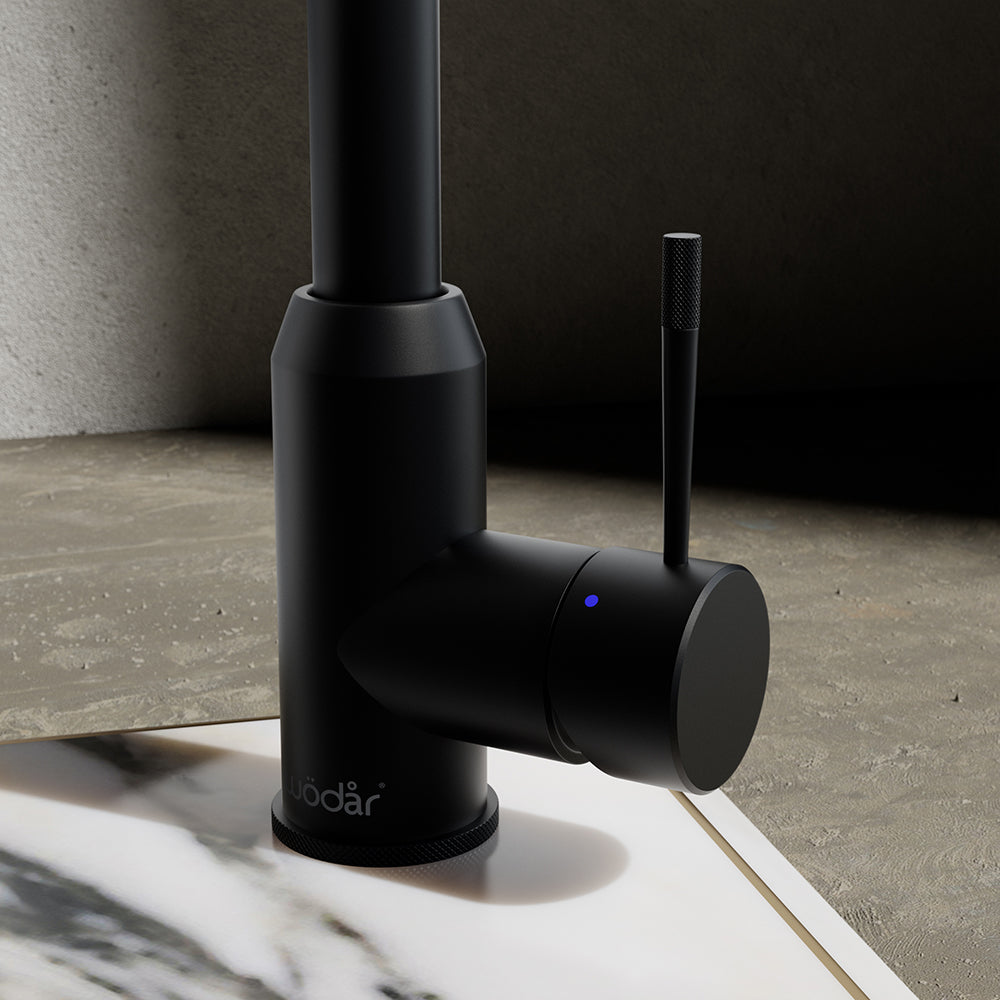 Wodar Flex Pull Out Kitchen Sink Mixer Matt Black