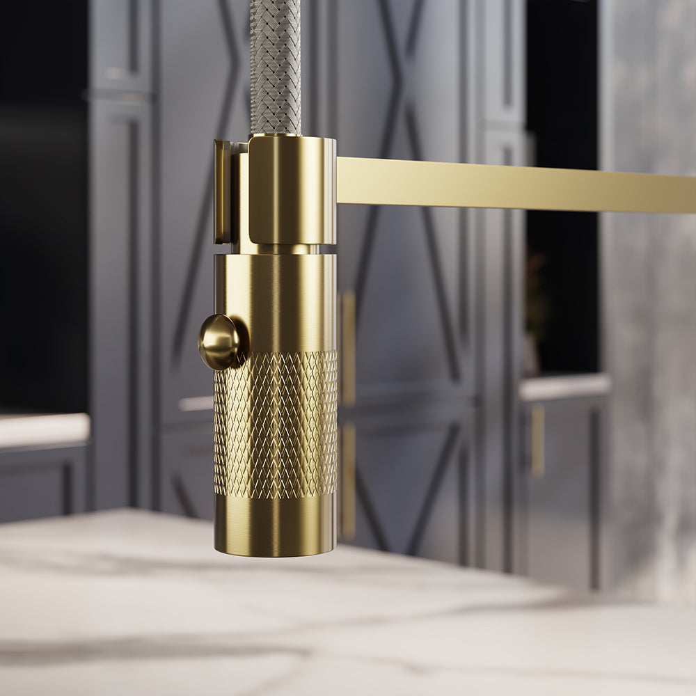 Pro Flex 3 in 1 Brushed Brass Boiling Hot Water Tap – Wodar