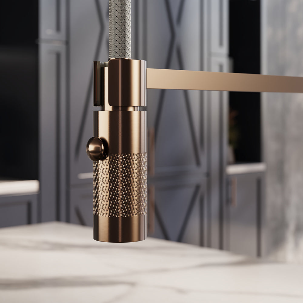 Pro Flex 3 in 1 Brushed Copper Boiling Hot Water Tap – Wodar